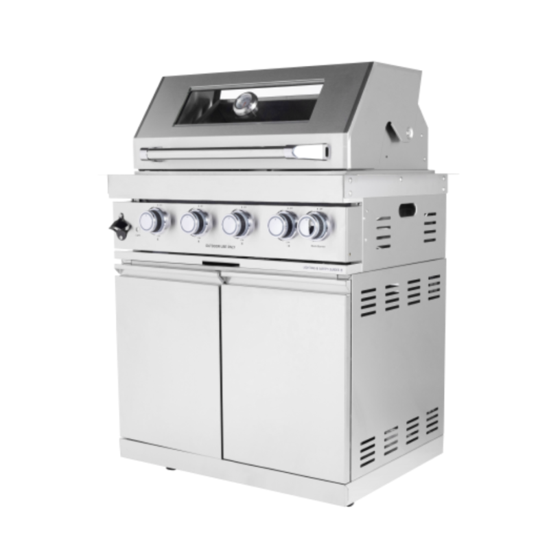 Gusto 4-burner built-in gas grill cart