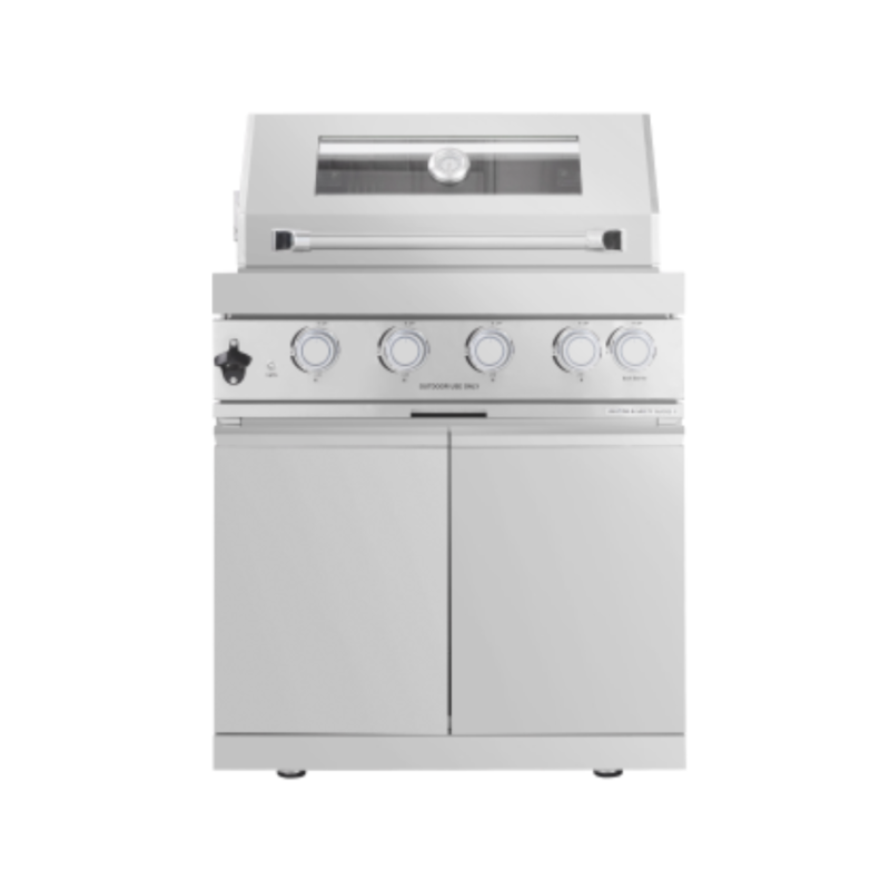 Gusto 4-burner built-in gas grill cart