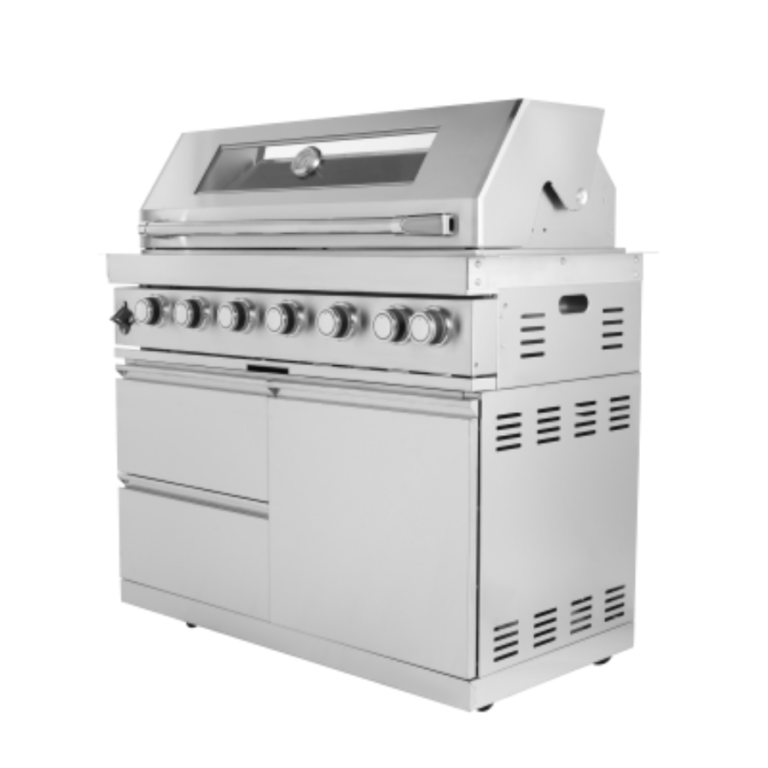 Gusto 6-burner built-in gas grill cart